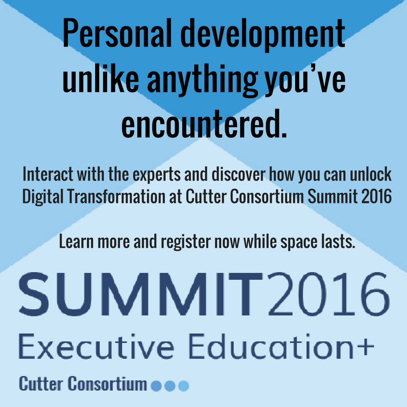 Summit 2015 | Cutter Consortium